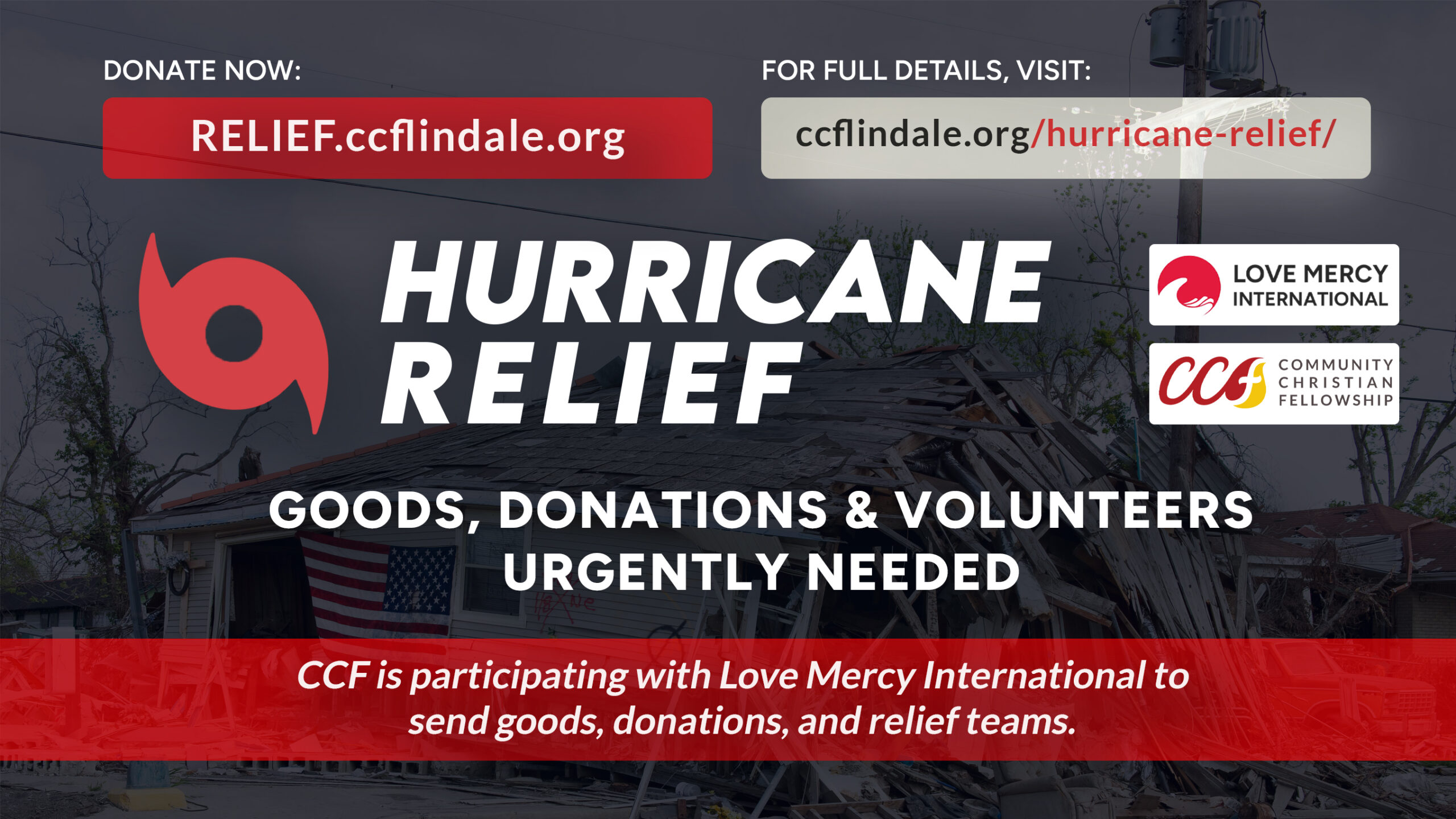 Hurricane Relief - CCF Lindale
